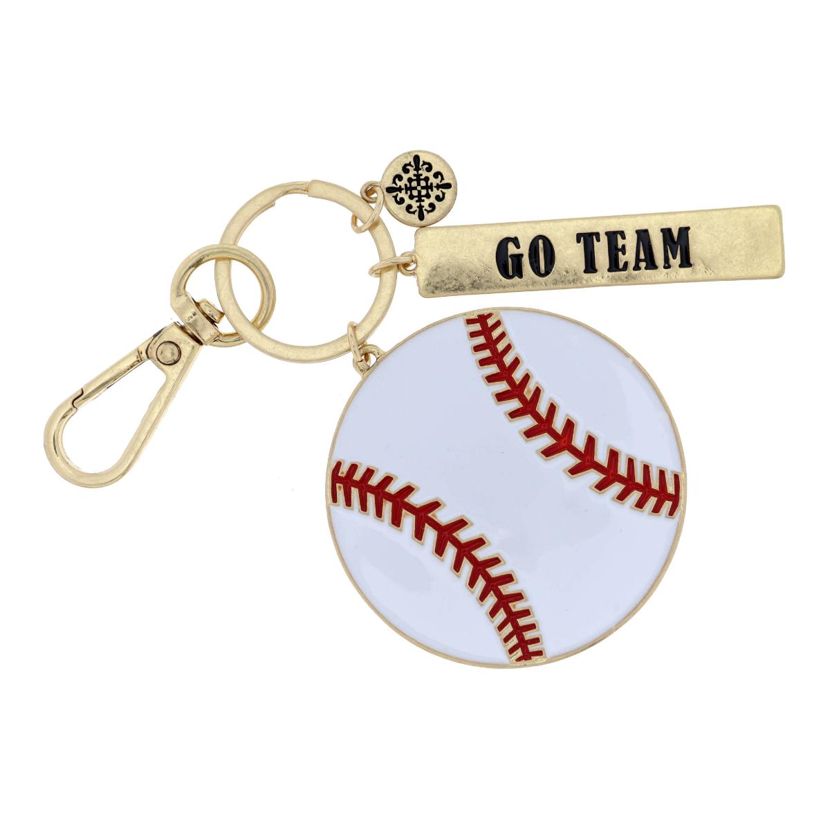 Baseball, "Go Team" Bar Keychain – Charming Charlie