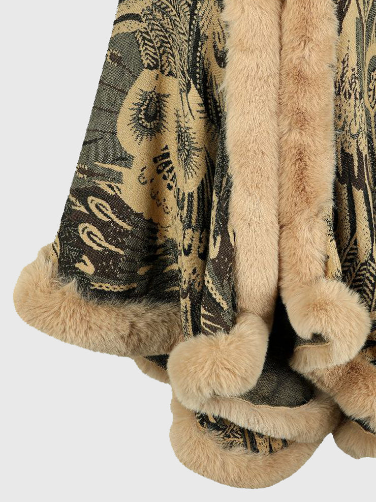 Printed Open Front Poncho – Charming Charlie