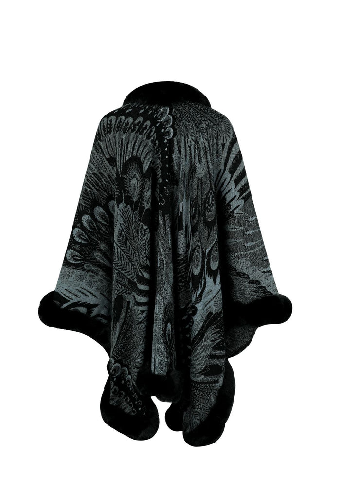 Printed Open Front Poncho – Charming Charlie