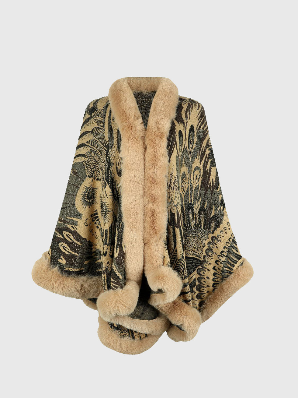 Printed Open Front Poncho – Charming Charlie