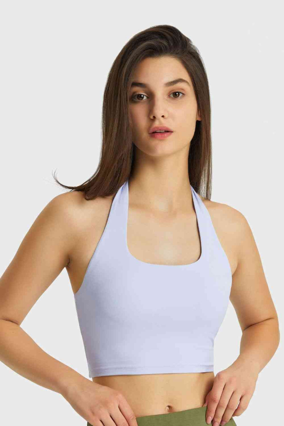 Breathable Halter Neck Sports Bra – Charming Charlie