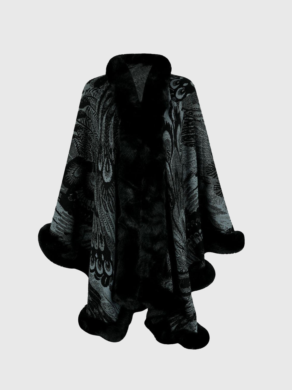 Printed Open Front Poncho – Charming Charlie